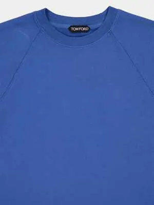 TOM FORD Long-sleeved Crewneck Sweatshirt - Blue