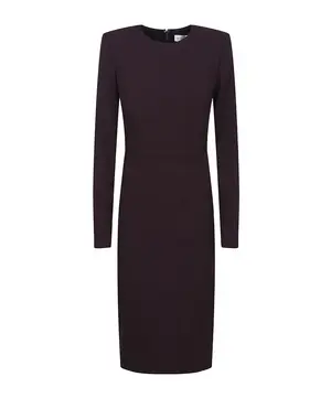 Long Sleeve Crewneck Day Dresses