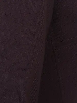 Victoria Beckham Long Sleeve Fitted Dress - Black