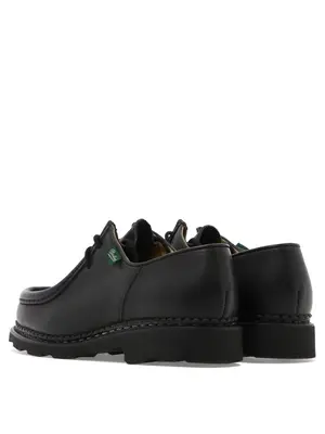 Paraboot Lace-up Moccasins With Rubber Soles