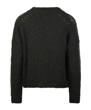ROBERTO COLLINA Long Sleeve Button Front Cardigan With Patch Pockets