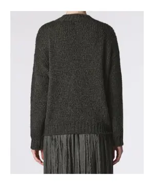 ROBERTO COLLINA Long Sleeve Button Front Cardigan With Patch Pockets