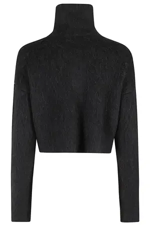Sportmax Cropped Zip Detail Jumper