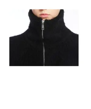 Sportmax Cropped Zip Detail Jumper