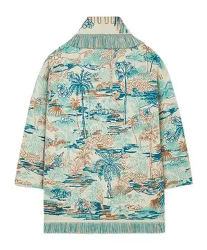 Alanui Lost In The Blue Belted Cardigan - Multicolor