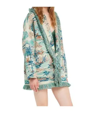 Alanui Lost In The Blue Belted Cardigan - Multicolor