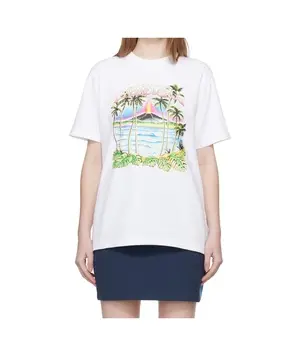 Casablanca Volcano Graphic T-shirt