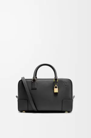 Loewe Amazona 28 Leather Tote Bag - Black