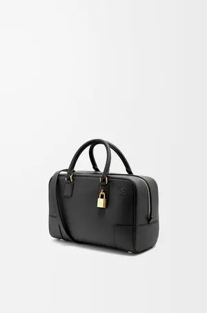 Loewe Amazona 28 Leather Tote Bag - Black