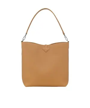 Longchamp Le Roseau Medium Shoulder Bag - Walnut