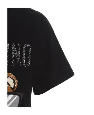 Moschino Round Neck Short Sleeve Dress