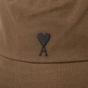 Ami Embroidered Heart Logo Bucket Hat