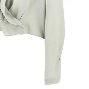 Alberta Ferretti Ruffled V-neck Shirt