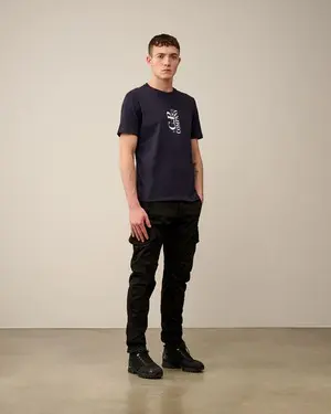 C.P. COMPANY Logo-print Cotton T-shirt
