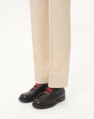 Valentino Garavani Calfskin Combat Boots With Tie Fastening
