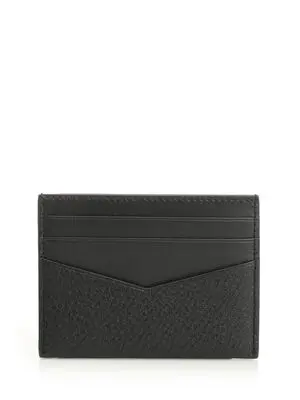 Givenchy Card Holder In Grained Leather - Black