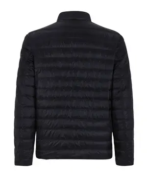 Herno Quilted Shirt Down Jacket With Pointed Collar - Black