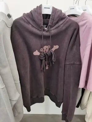 We11Done Teddy Bear Graphic Hoodie
