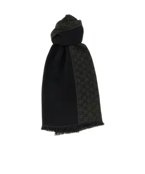 Gucci Monogrammed Fringed Scarf - Multicolor