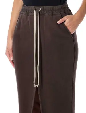 Rick Owens Drawstring Maxi Skirt - Black