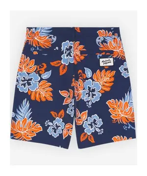 Maison Kitsuné Floral Print Board Shorts