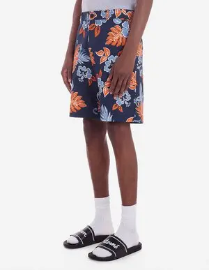 Maison Kitsuné Floral Print Board Shorts
