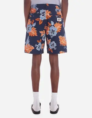 Maison Kitsuné Floral Print Board Shorts