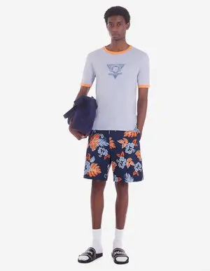 Maison Kitsuné Floral Print Board Shorts