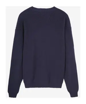 Maison Kitsuné Fox Head Embroidered V-neck Cardigan - Black