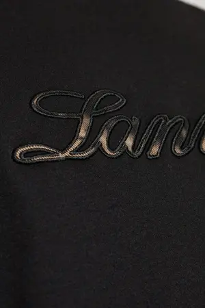 LANVIN Logo Denim T-shirt