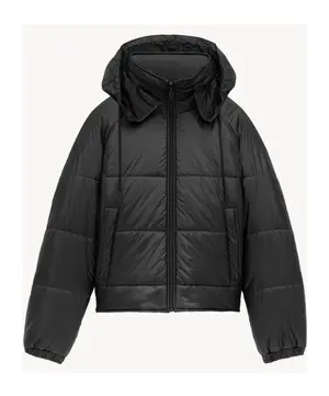 Saint Laurent Cassandre Zip-up Puffer Jacket