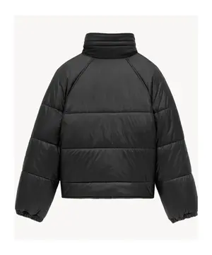 Saint Laurent Cassandre Zip-up Puffer Jacket