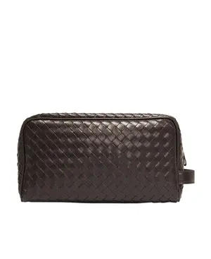 Bottega Veneta Woven Clutch - Brown