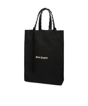 Palm Angels Logo Detailed Tote Bag