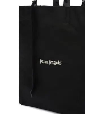 Palm Angels Logo Detailed Tote Bag