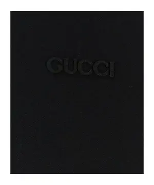 Gucci Logo Patch Long Sleeve Coat
