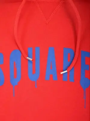 Dsquared2 Logo Printed Cotton Hoodie
