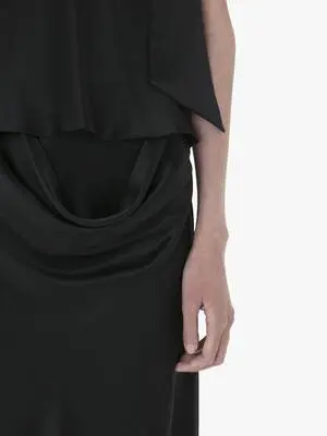 J.W.ANDERSON Draped Silk Maxi Skirt