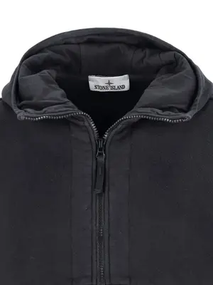Stone Island Long-sleeved Zip-up Hooded Casual Jacket