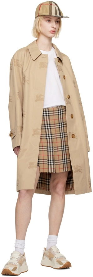 Burberry All-over Embroidered Equestrian Knight Coat