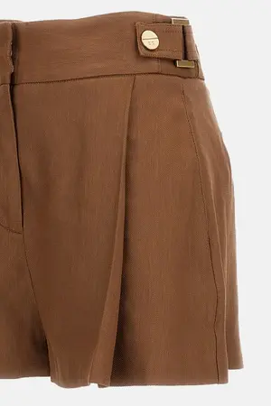 Elisabetta Franchi Pleated Tailored Shorts