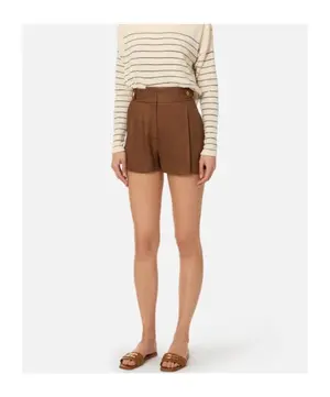Elisabetta Franchi Pleated Tailored Shorts