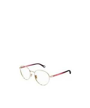 Chloé Eyewear Round Frame Glasses - Multicolor