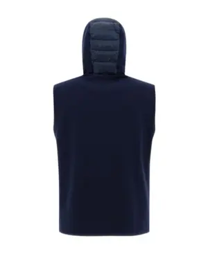 Herno Hooded Quilted Down Gilet - Black
