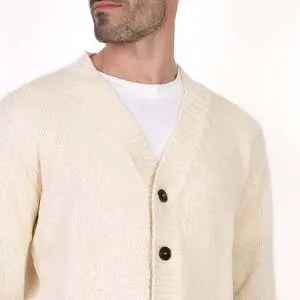 DRUMOHR V-neck Knitted Cardigan - White