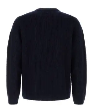 C.P. COMPANY Waffle Lens Knitted Sweater