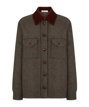 BLAZÉ MILANO Badis Berber Houndstooth Coat