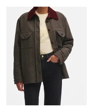 BLAZÉ MILANO Badis Berber Houndstooth Coat