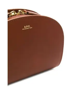 A.p.c. Demi-lune Mini Crossbody Bag - Brown