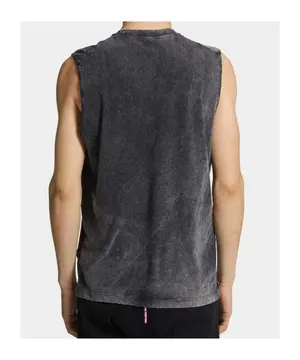 Dsquared2 X Magliano Graphic Printed Tank Top - Black